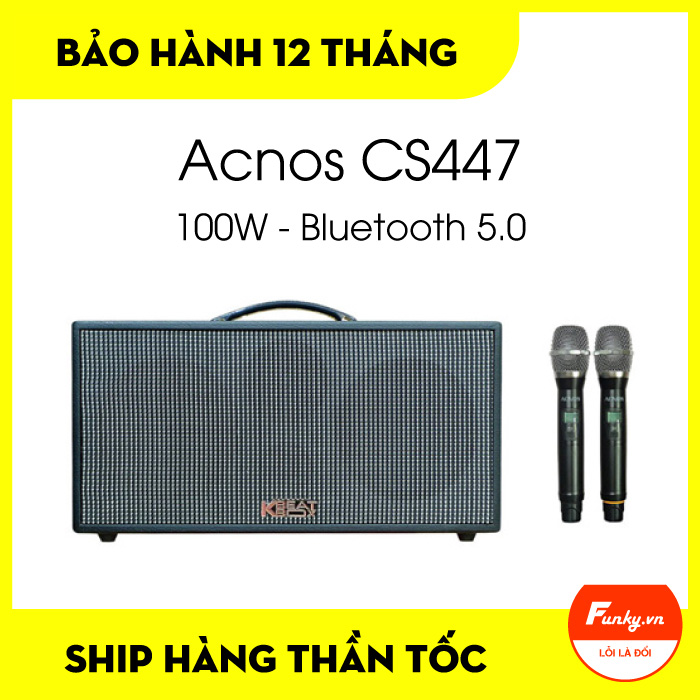 Loa Bluetooth Karaoke Acnos CS447 | Funky.vn